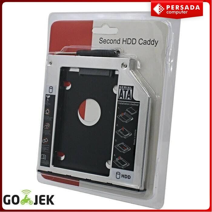 Second HDD Caddy (SLIM) 9.5mm SATA to SATA - Shop | Tokopedia