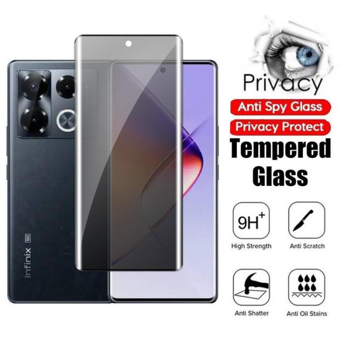 Jual Tempered Glass UV Infinix Note 40 / 40 Pro / 40 Pro+ Anti Spy ...