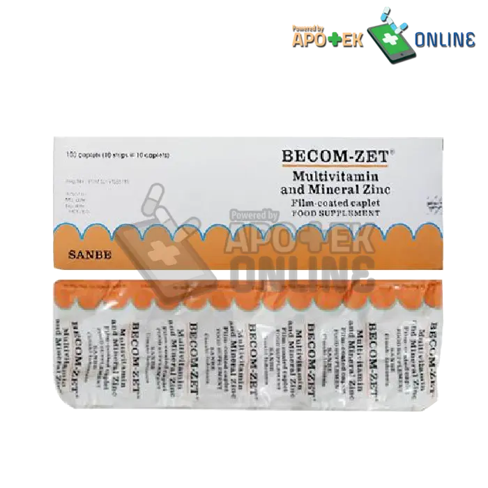 BECOM-ZET 1 STRIP ISI 10 TABLET - Shop | Tokopedia