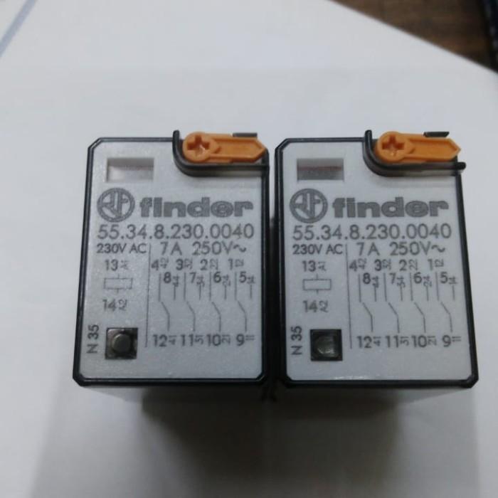FINDER TYPE 55.34.8.240.0040 240VAC 7A 250V Best - Shop | Tokopedia