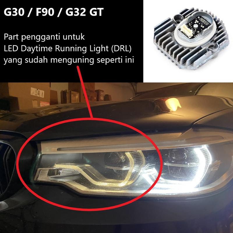 BMW G30 G32 DRL LED Angel Eyes Halo Light Module Lampu Bulat - Shop ...