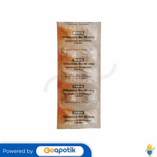 VITAMIN B6 TRIFA 10 MG STRIP 10 TABLET - Shop | Tokopedia