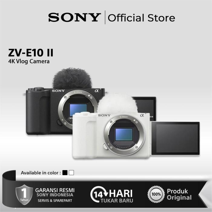 Promo Sony ZV E10 II Sony ZVE10 Mark II Mirrorless Camera Body Only ...