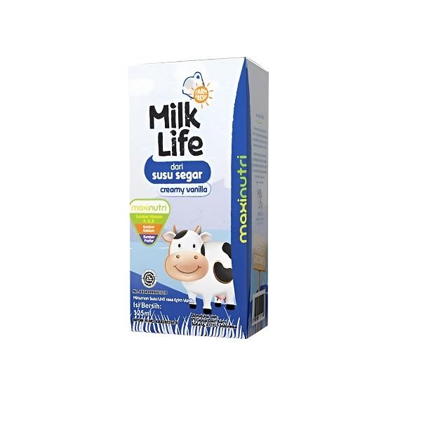 MILK LIFE UHT CREAMY VANILLA 115 ML - Shop | Tokopedia