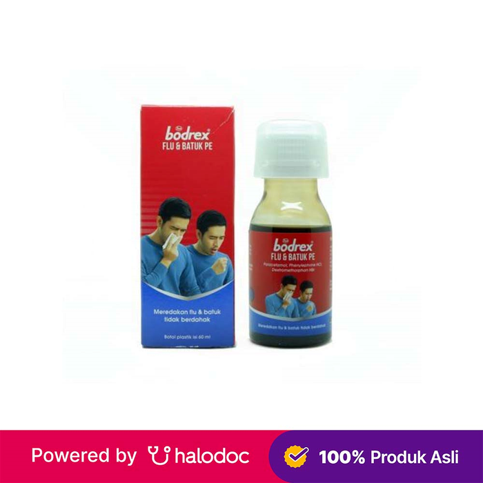 Jual Bodrex Flu Dan Batuk Tidak Berdahak Pe Sirup 60 ml - Halodoc ...