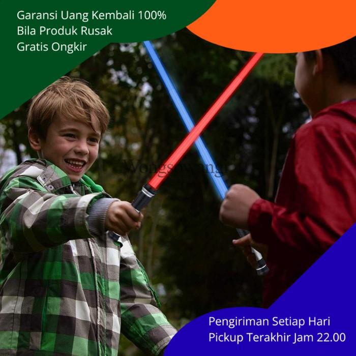 Mainan Pedang Jedi Star Wars LED Double Bladed Lightsaber - Multi ...