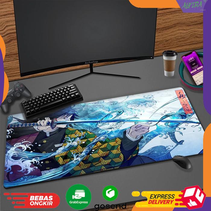 Jual Mouse Pad Gaming XL Mousepad Desk Mat Demon Slayer / Kimetsu no ...