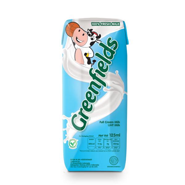 Greenfields UHT Full Cream 125 Ml - Shop | Tokopedia