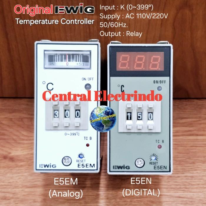 Temperature Control/Thermo Meter EWIG E5EN (DIGITAL) & E5EM (Analog) - Shop | Tokopedia