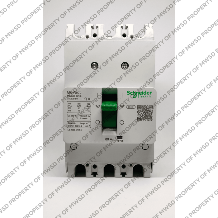 Promo Schneider MCCB GOPACT125E 3P 80A 15KA FIXED G12E3F80 Cicil 0% 3x ...