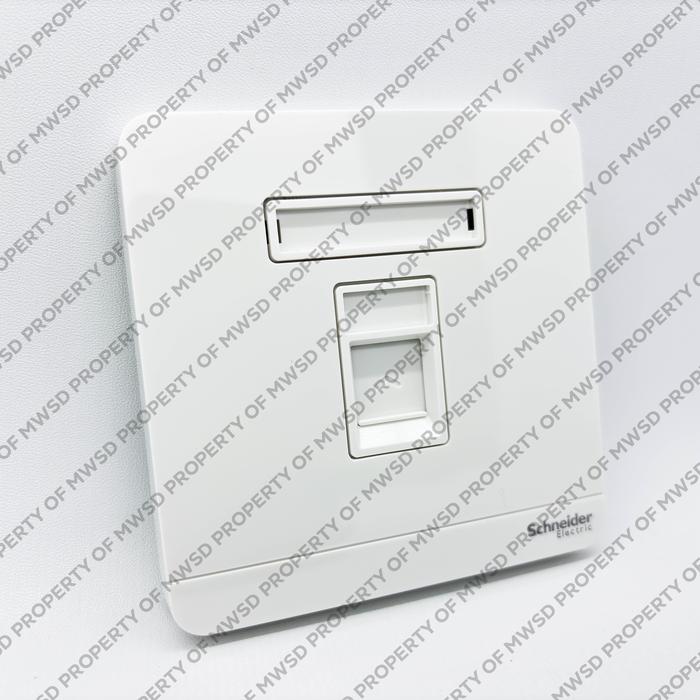 Jual SCHNEIDER AVATARON TELEPON SOCKET WHITE PUTIH E8331RJS4_WE ...