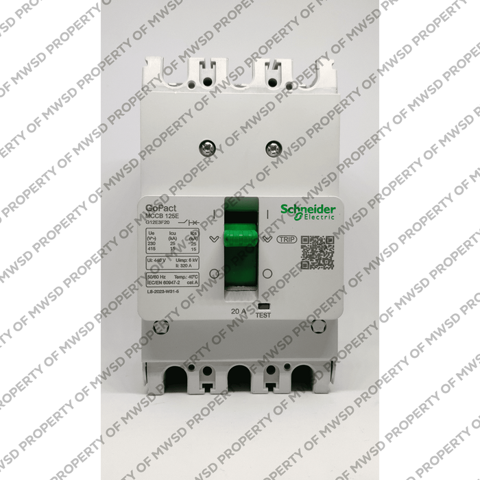 Jual Schneider MCCB GOPACT125E 3P 20A 15KA FIXED G12E3F20 - Jakarta ...