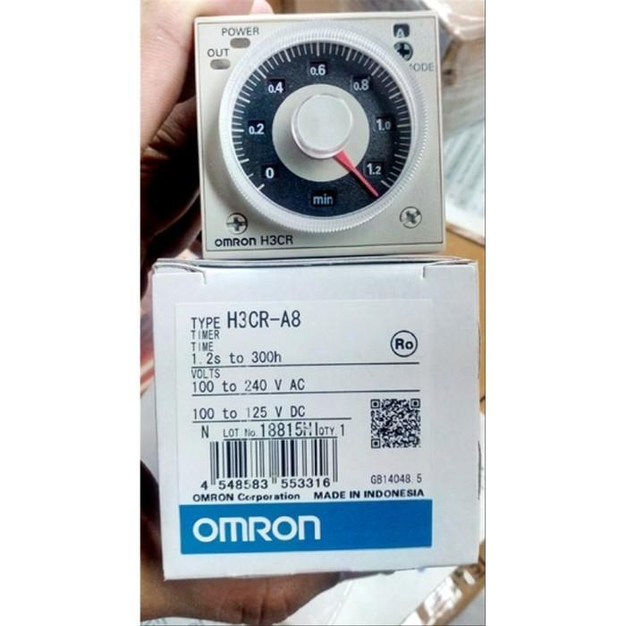 Omron Timer Analog 8 Pin / Kaki H3CR-A8 Original - Shop | Tokopedia