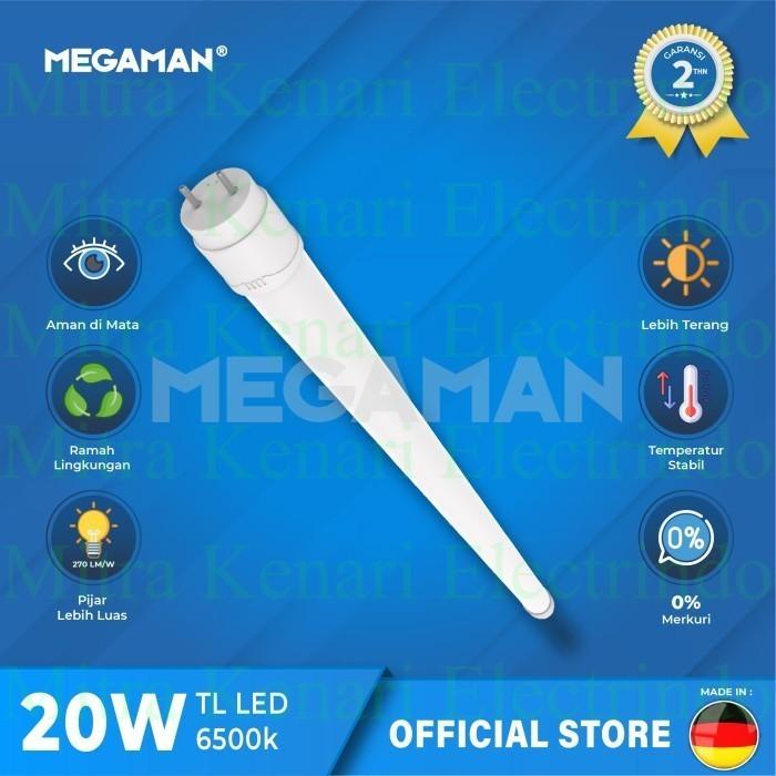 Jual MEGAMAN LAMPU TL LED YTT8Z1 20W 6500K (Cahaya Putih) - Jakarta ...