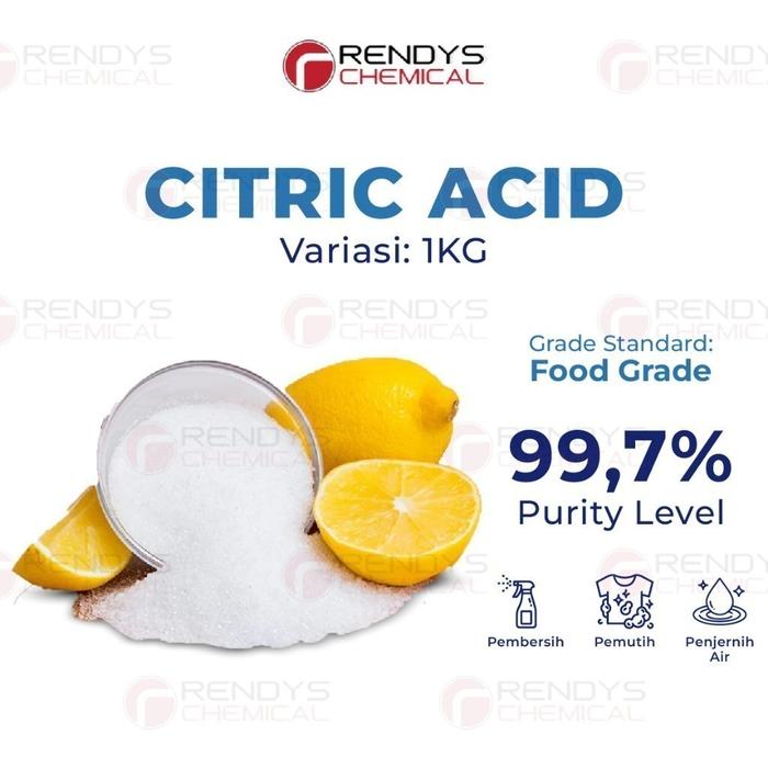 Jual Citric Acid Monohydrate - Asam Sitrat - Asam Citrun 1 kg - Kota ...