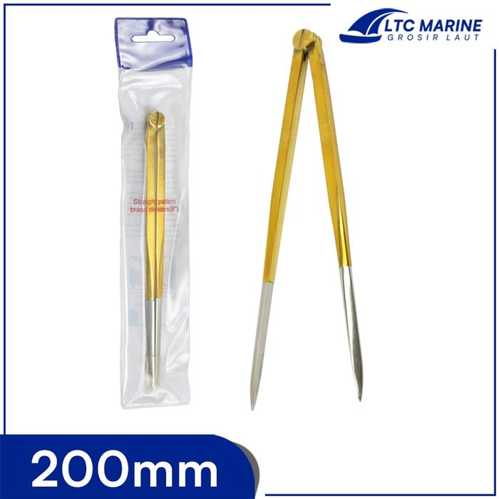 Jual IMPA 371013 Navigation Chart Divider Brass Jangka Peta Kuningan ...