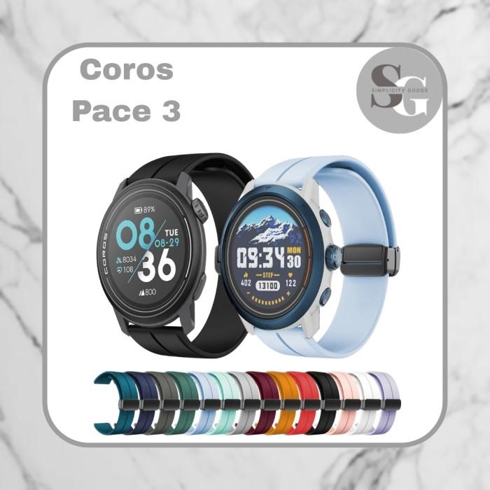 Jual STRAP COROS PACE 3 SMART WATCH MAGNETIC GALAXY SILICONE TALI JAM ...