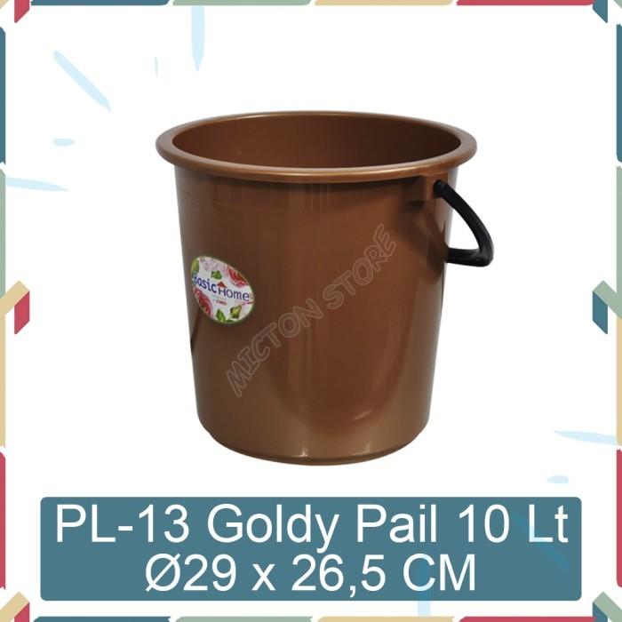 MICTON Lion Star Basic Home PL-13 Goldy Pail 10 Liter Ember Plastik ...