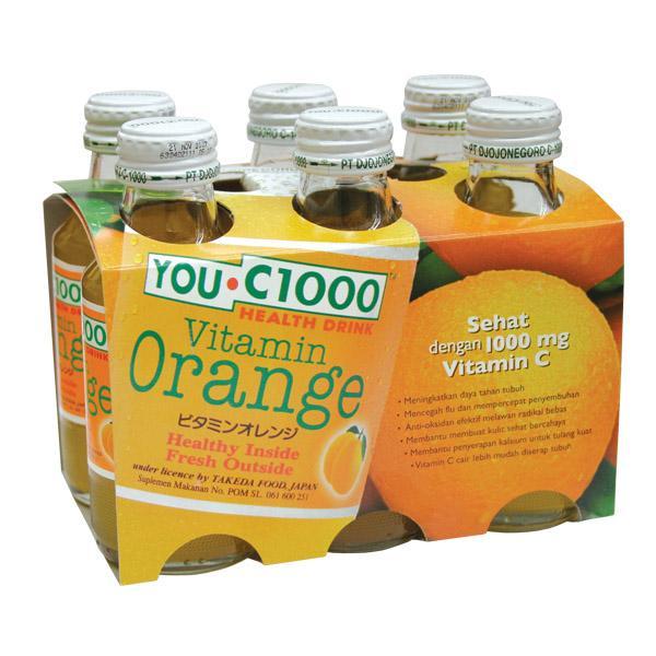 YOU C 1000 ORANGE 140 ML BANDED 6 - Shop | Tokopedia