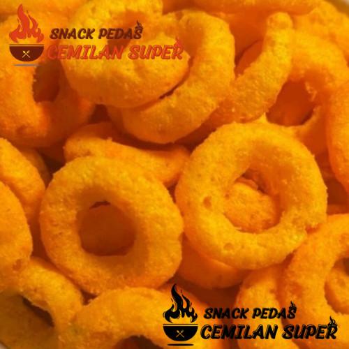 Jual CS CIKI CINCIN 500gr Snack Ring Keju Ciki Ring Keju Cheese Ring ...