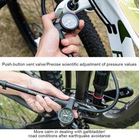 Jual 300PSI Bicycle Air Pump with Gauge Bike Air Shock Absorber High ...