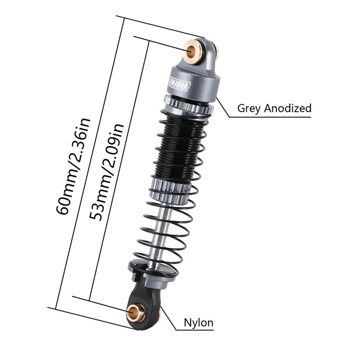 Jual INJORA 53MM Threaded Shock Absorber Oil Damper for 1/18 RC Crawler ...