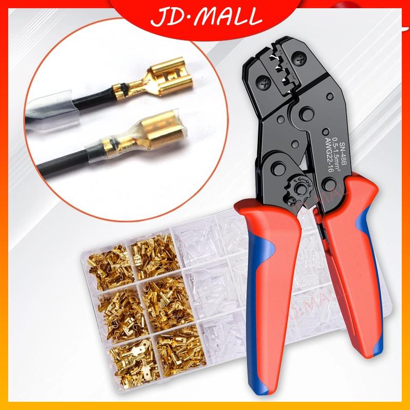 JD.MALL Terminal Crimp Tang SN48B Crimping Tool 300 Buah Colokan Kabel ...