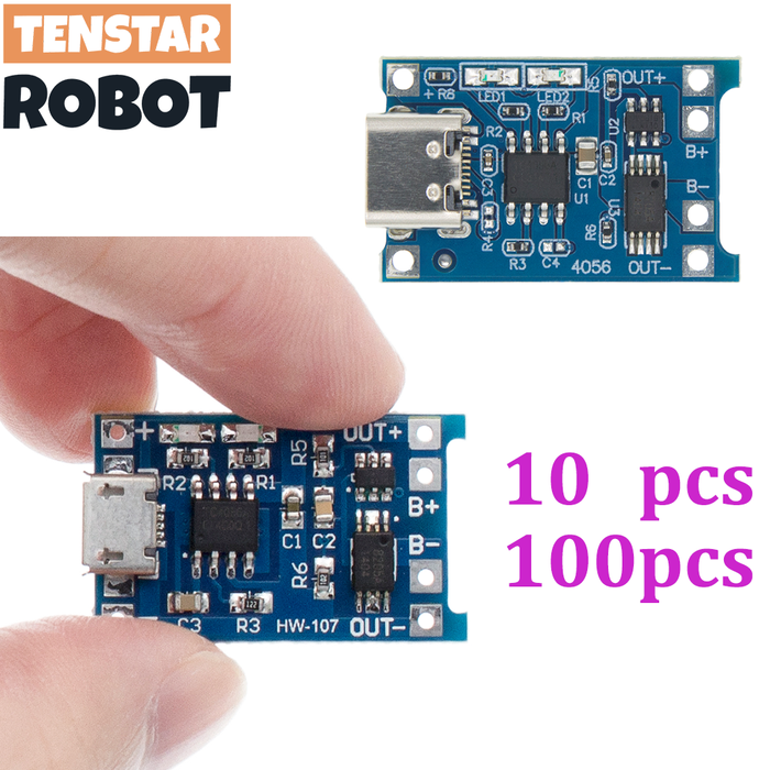 Jual TP4056 +Protection Dual Functions 5V 1A Micro USB 18650 Lithium ...