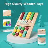 Jual Color Matching Kids Game Montessori Sliding Puzzle Board Memory ...