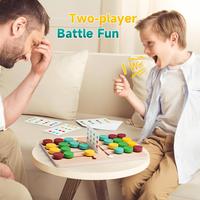 Jual Color Matching Kids Game Montessori Sliding Puzzle Board Memory ...
