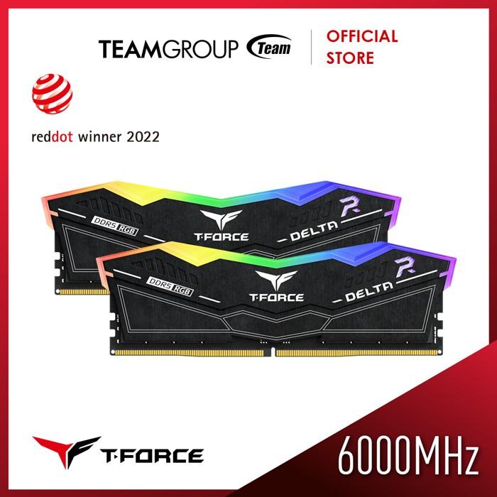Teamgroup Memory Delta Tforce RGB 2x16GB PC 6000Mhz DDR5 - Black - Shop ...
