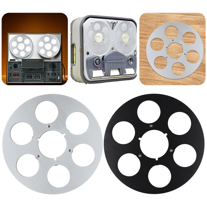 Jual Metal Tape Reel Nab Hub 6 Holes Empty Take Up Reel To Reel Tape ...