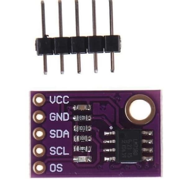 High Accuracy LM75A I2C Digital Temperature Sensor Module Fo - Shop ...