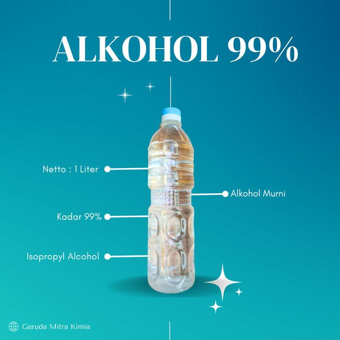 Jual Isopropyl Alcohol 99% 1 Liter / Ipa Alkohol / Alkohol Murni 99% ...