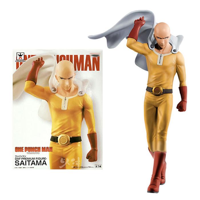 Jual 20CM Anime ONE PUNCH-MAN 3 Figure Bald Saitama Tornado Standing ...
