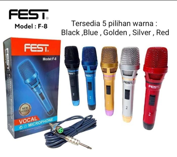 promo mic kabel fest f8 fest8 original - Shop | Tokopedia