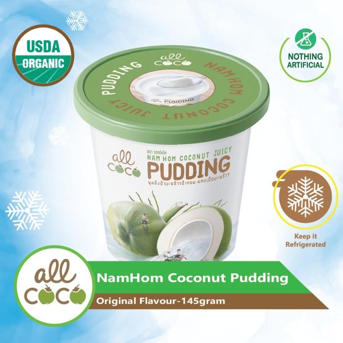 All Coco Frozen NamHom Coconut Pudding Kelapa Murni - 145gr Banyak ...