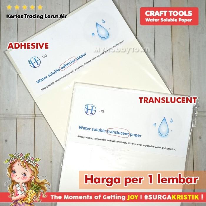 Water Soluble Paper Kertas Larut Dalam Air Transfer Paper Sulam - Shop ...