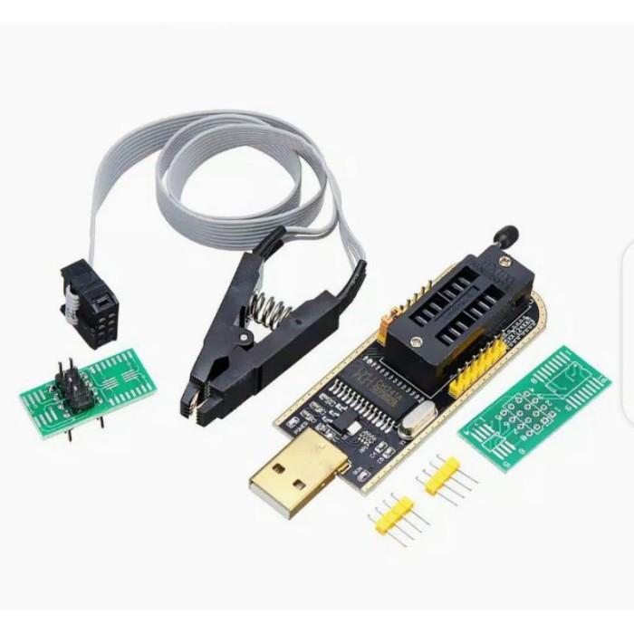 USB PROGRAMER CH341A lengkap penjepit eeprom FLASH IC EEPRO - Shop ...