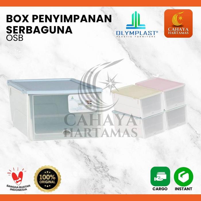 Jual Olymplast Storage Box OSB Container Box Plastik Kotak Sepatu ...