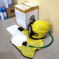 Jual Clemco Apollo 100 Blasting Helmet Helm Sandblasting Safety Helmet ...