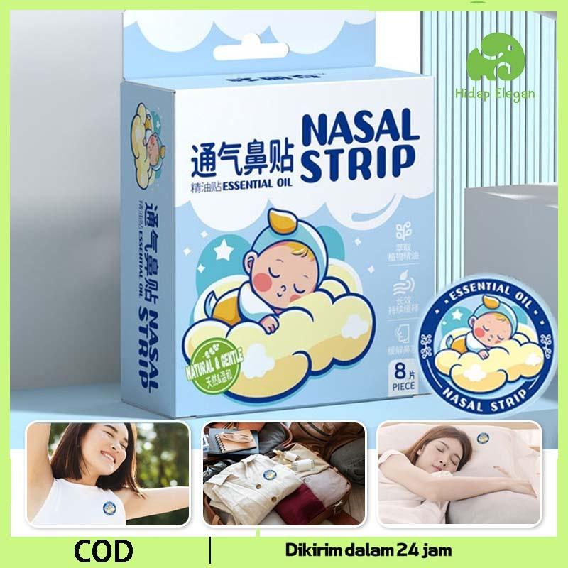 8pcs Breathe Easy Nasal Patch Pereda Hidung Tersumbat Plaster Hidung ...