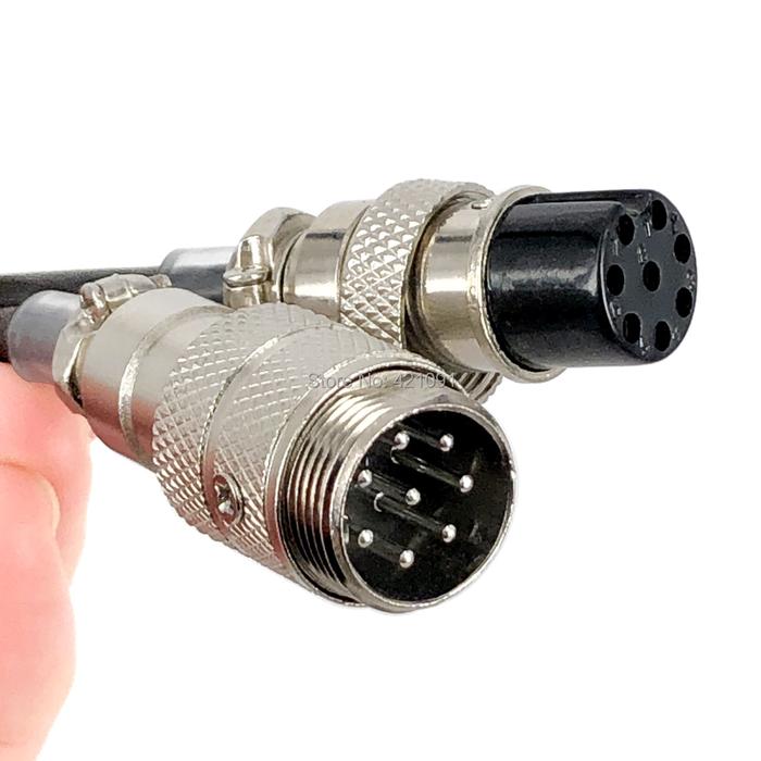 Jual 8 Pin Mic Microphone Extension Cable For Yaesu ICOM KENWOOD CB HAM ...