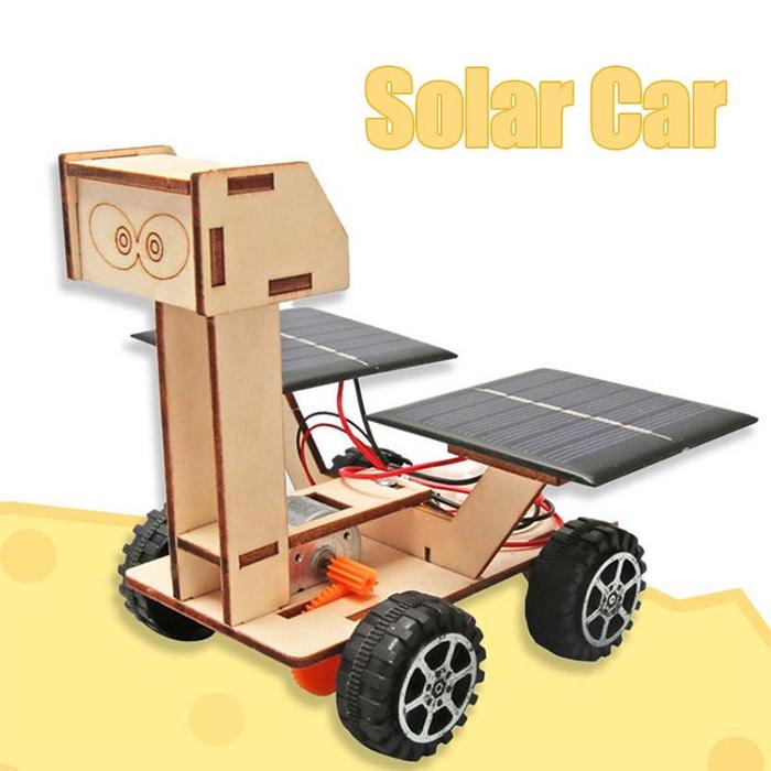 Jual Mainan Rakitan Mobil Mini Solar Car Diy Robot Car Solar Children ...