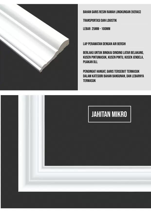 Jual LAIV WALL MOULDING PVC LIST DINDING LIS PROFIL UKIRAN DINDING ...