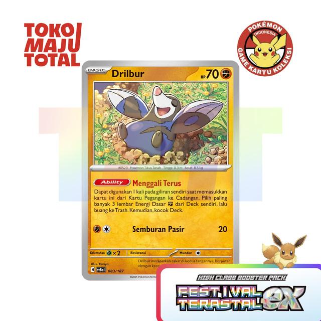 Jual Kartu Pokemon TCG SV8a - Drilbur 083/187 - Pokemon Festival ...