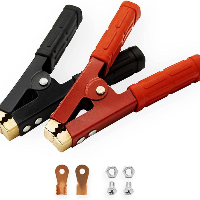 Jual 2pcs 1000A Heavy Duty Copper Alligator Clips Terminal Test ...