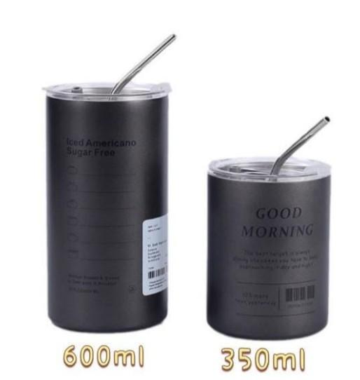 TUMBLER AMERICANO TERMOS MUG STAINLESS 350ML GOOD MORNING IC - Shop ...