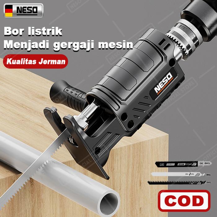 Neso German Mesin Adapter Jigsaw Gergaji Mesin (COD) Gergaji Mesin ...