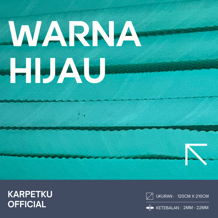 Jual Eva Sponge / Busa Hati / Spon Ati – WARNA HIJAU (125 X 220) Ukuran ...